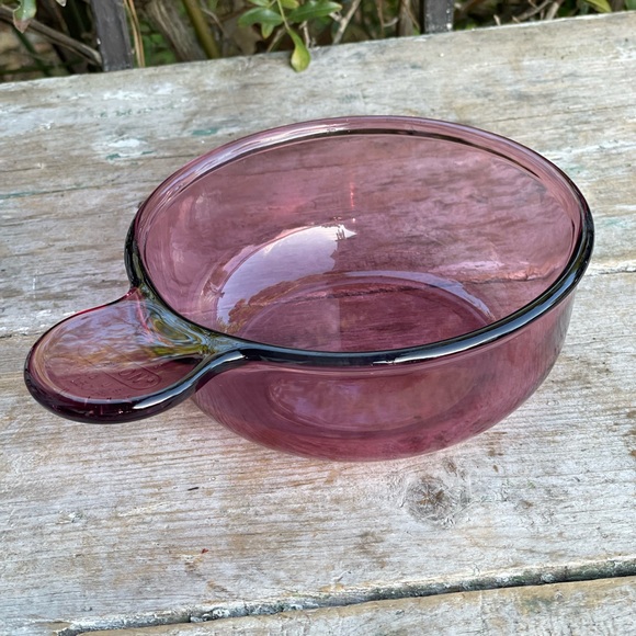 Corningware | Dining | Vintage Visions Corning Cranberry Glass Bowl V5 ...